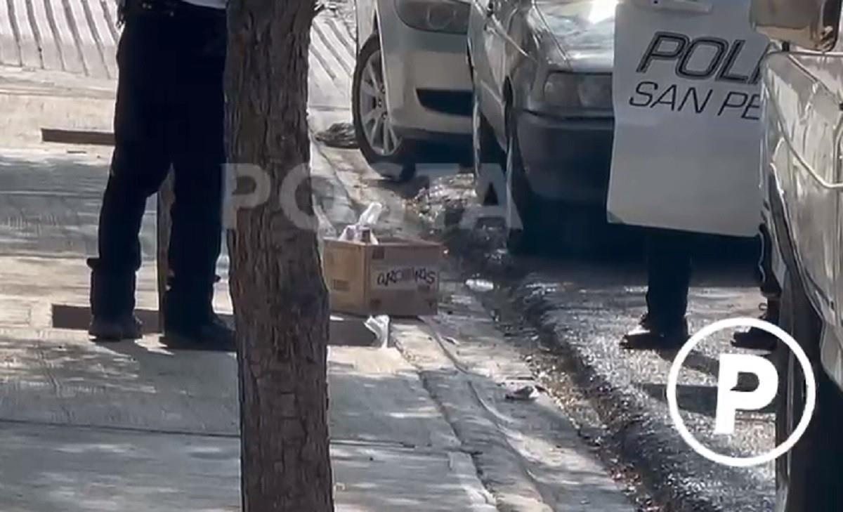 Abandonan caja con presuntas bombas molotov en San Pedro - POSTA México
