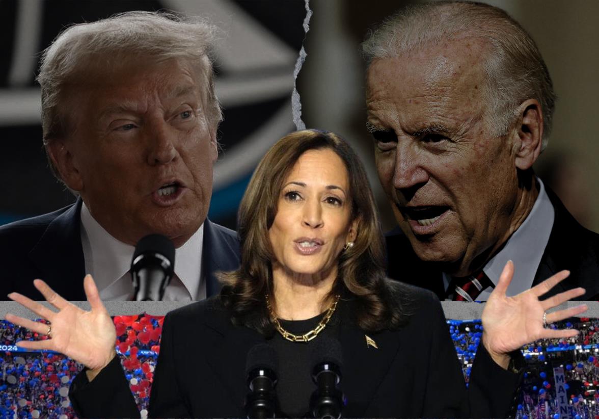 Elecciones EU 2024: Kamala Harris se distancia de Biden y va con todo ...